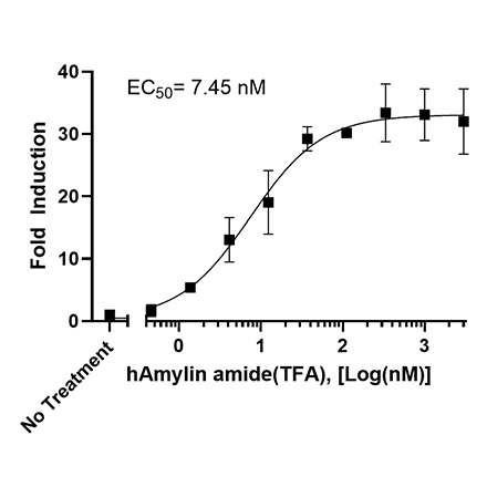 Amylin Receptor 3 (AMY3R)/CRE Luciferase Reporter HEK293 Cell Line GLP ...