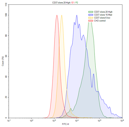 CD37 CHO Recombinant Cell Line (High or Low Expression)